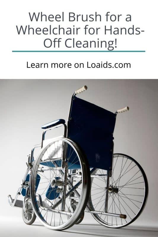 Wheel Brush For A Wheelchair: Providing Hands-Off Cleaning!